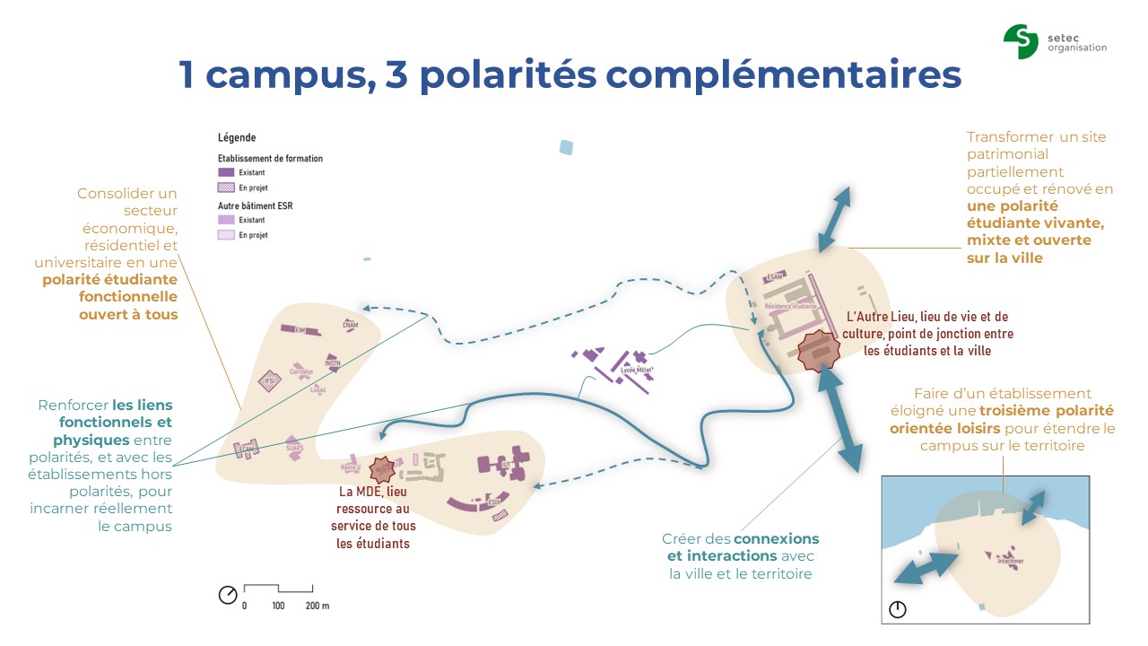 Schéma directeur du Campus du Cotentin de demain - setec organisation